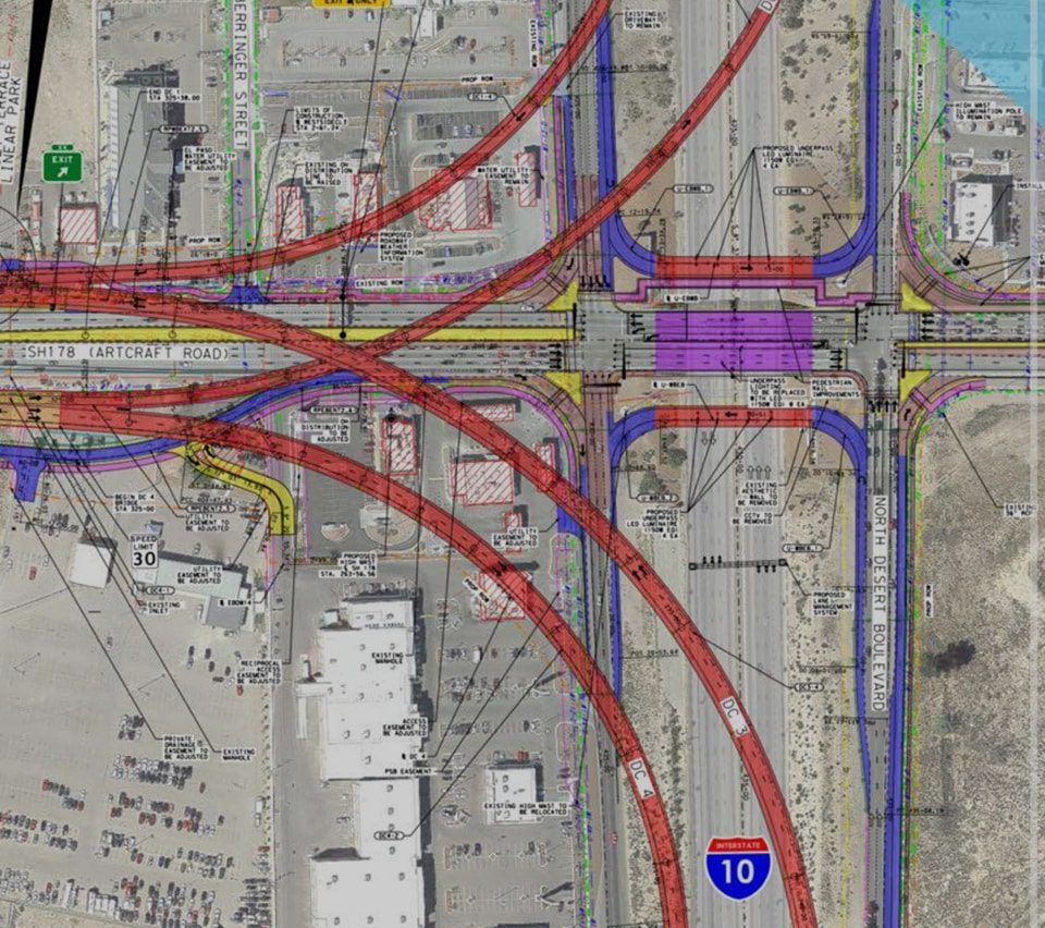 New Westside Spaghetti Bowl Construction Artcraft - ToDoElPaso.com
