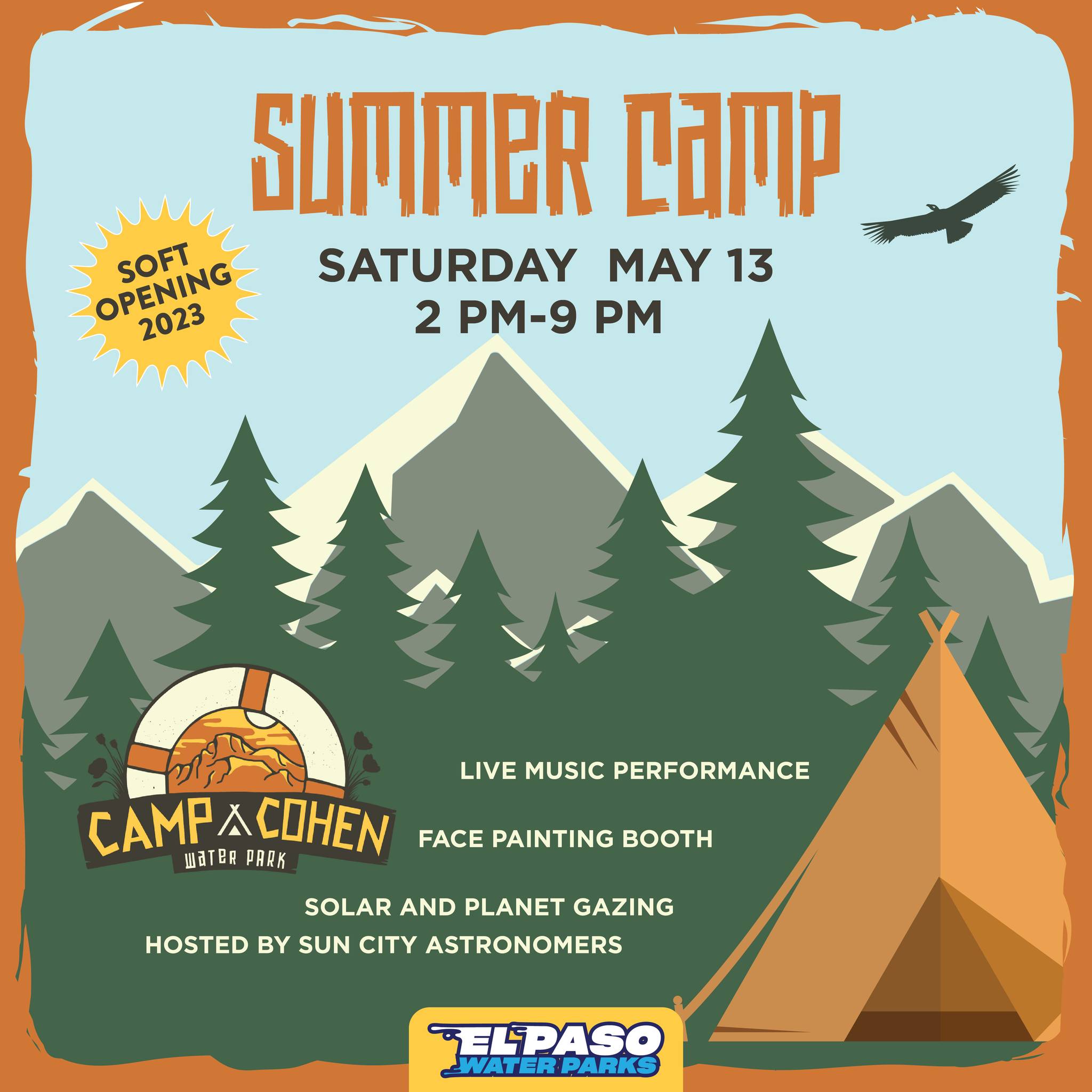 Soft Opening Summer Camp at Camp Cohen Water Park - ToDoElPaso.com