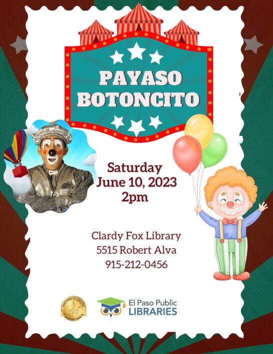 Clown Event Payaso Botoncito - ToDoElPaso.com