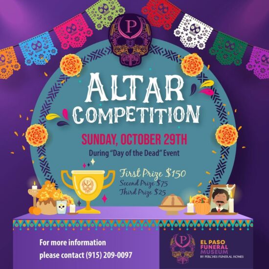 5th Anniversary Dia de Los Muertos Altar Competition - ToDoElPaso.com