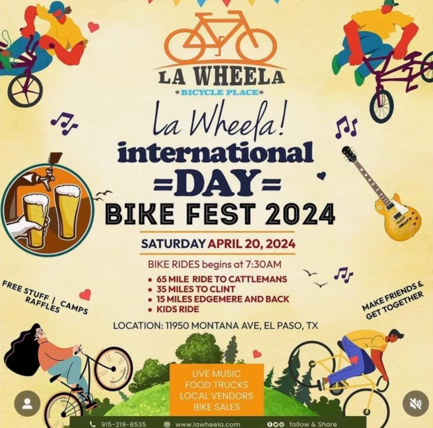 La Wheela International Bike Fest 2024 - ToDoElPaso.com