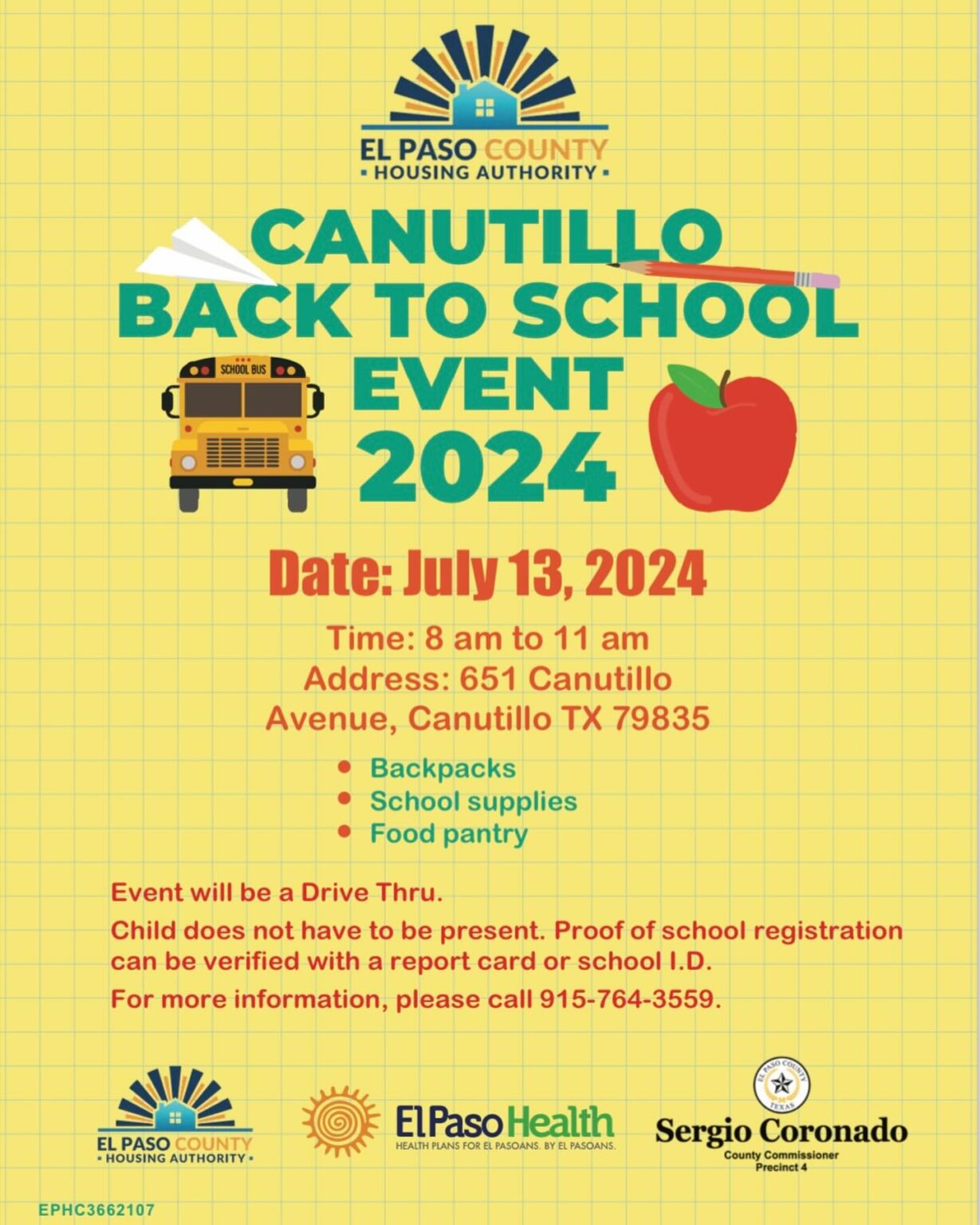 Canutillo Back to School Event 2024 – ToDoElPaso.com