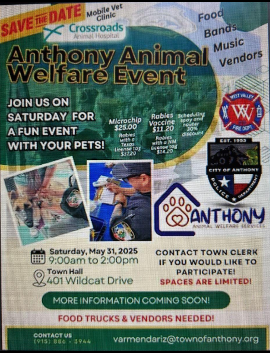 Anthony Animal Welfare – ToDoElPaso.com