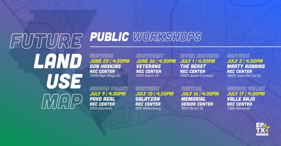 Future Land Use Map Public Workshops - ToDoElPaso.com
