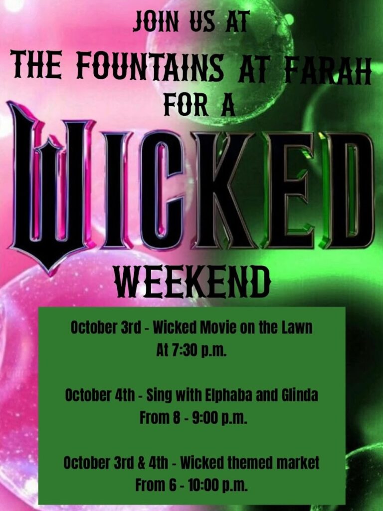 Wicked Weekend at The Fountains at Farah - ToDoElPaso.com