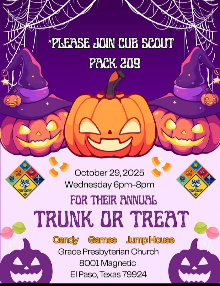 Cub Scout Pack 209 Annual Trunk or Treat - ToDoElPaso.com