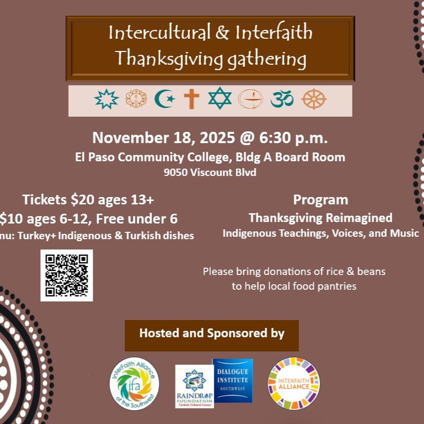 Intercultural & Interfaith Thanksgiving Gathering - ToDoElPaso.com